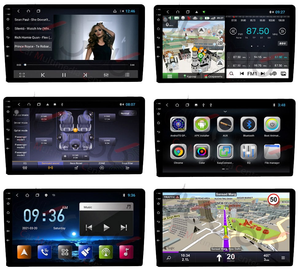 مانیتور اندروید فابریک سری T3L مدل P150 – کامی کالا