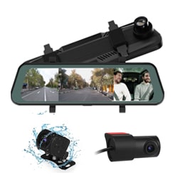 قیمت و خرید دوربین آینه ای سه دوربین خودرو 10 اینچی مدل C979